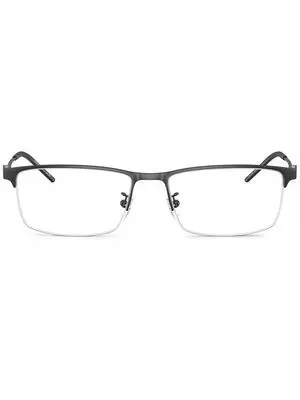 Emporio Armani Square-frame Glasses - Black
