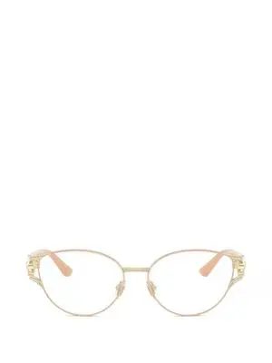 Versace Medusa Plaque Cat-eye Glasses - Gold