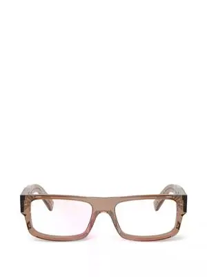 Prada Rectangle-frame Glasses - Neutrals