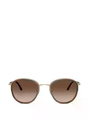 Giorgio Armani Round-frame Sunglasses - Brown