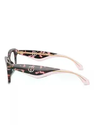 Giorgio Armani Tortoiseshell Square Glasses
