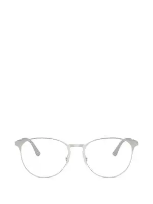 Ray-ban Round-frame Glasses - Silver