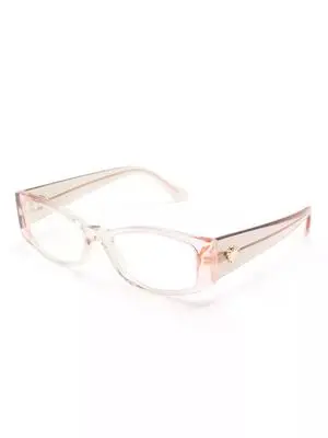 Versace Medusa-motif Rectangle-frame Glasses