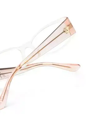 Versace Medusa-motif Rectangle-frame Glasses