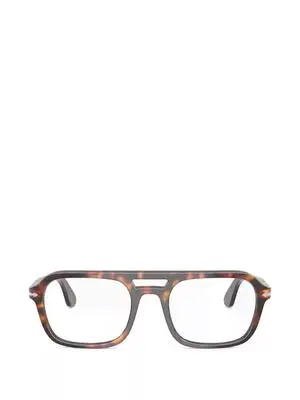 Persol Tortoiseshell-effect Double-bridge Glasses - Brown