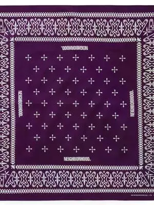 NEIGHBORHOOD Cross-pattern Bandana