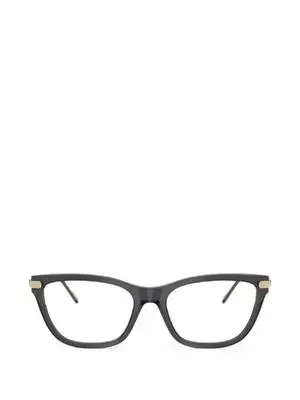 Emporio Armani Logo-plaque Cat-eye Eyeglasses