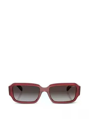 VOGUE EYEWEAR Rectangle-frame Sunglasses - Red