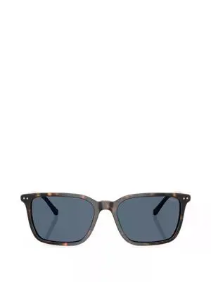 POLO RALPH LAUREN EYEWEAR Tortoiseshell-effect Rectangle-frame Sunglasses - Brown