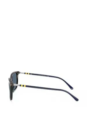 POLO RALPH LAUREN EYEWEAR Tortoiseshell-effect Rectangle-frame Sunglasses