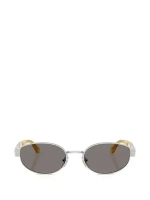 Persol Oval-frame Sunglasses - Silver