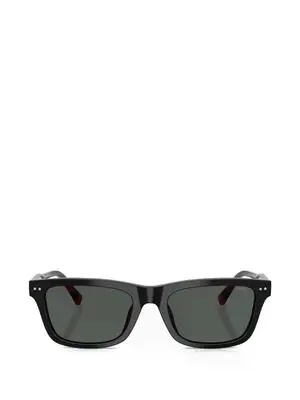 POLO RALPH LAUREN EYEWEAR Rectangle-frame Sunglasses - Black
