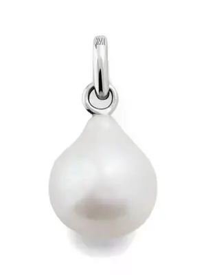 Monica Vinader Baroque Pearl Pendant - Silver