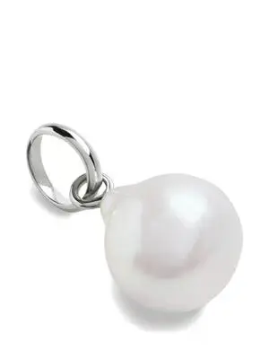 Monica Vinader Baroque Pearl Pendant - Silver