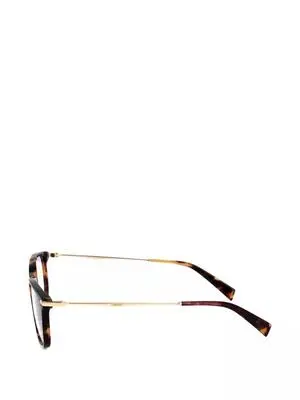 LEVI'S Tortoiseshell-effect Square-frame Glasses