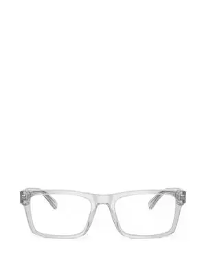 Emporio Armani Rectangle-frame Glasses - Grey