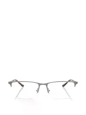 Emporio Armani Rectangle-frame Glasses - Silver