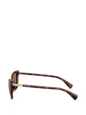 RALPH EYEWEAR Tortoiseshell-effect Cat-eye Sunglasses - Brown