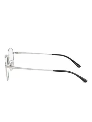 Ray-ban Rx8777d Titanium Geometric Glasses