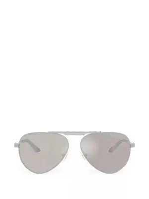 Armani Exchange Matte-finish Pilot-frame Sunglasses