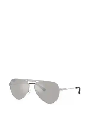 Armani Exchange Matte-finish Pilot-frame Sunglasses