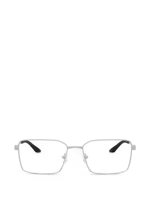 Armani Exchange Geometric-frame Glasses - Silver