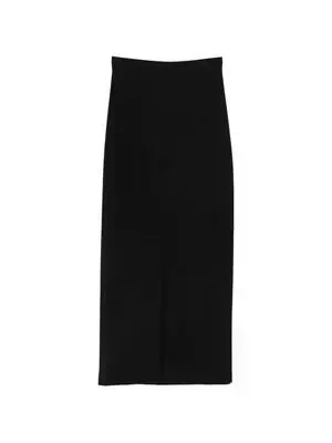 THE ROW Wool Midi Skirt