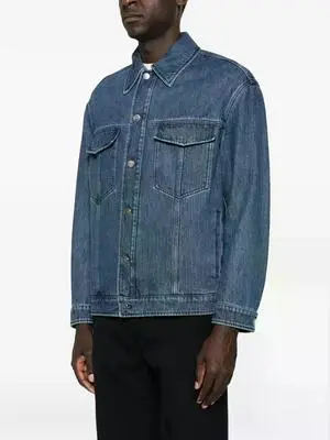 Fendi Logo-patch Denim Jacket