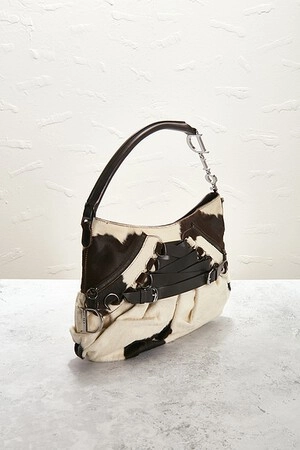 Dior Ponyhair Ballet Corset Shoulder Bag