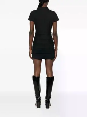 Viktor & Rolf Multi-layer Buttoned Mini Dress