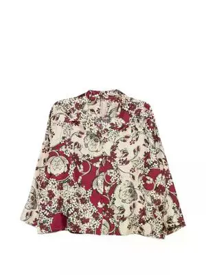 Antonio Marras Floral-print Silk Shirt