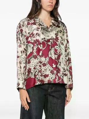 Antonio Marras Floral-print Silk Shirt