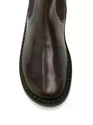 TRIPPEN Quilted-panel Leather Ankle Boots