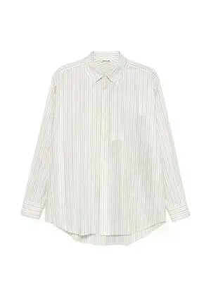 Auralee Striped Long-sleeve Shirt