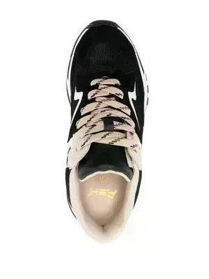 Ash Panelled Low-top Sneakers