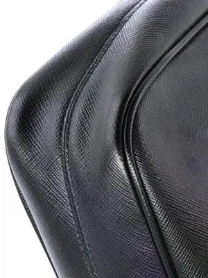 Prada Re-edition 2005 Saffiano Leather Small Crossbody Bag - Black