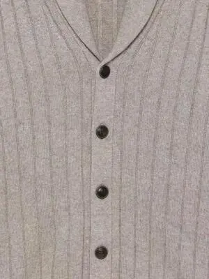 Brunello Cucinelli Ribbed Shawl-collar Cardigan