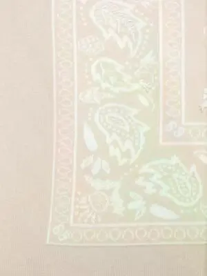 BARRIE Paisley-print Knitted Scarf