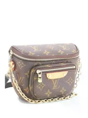 LOUIS VUITTON Bum Bag Monogram Canvas Mini Belt Bag