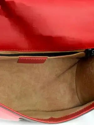 Gucci Sylvie Chain Shoulder Bag Leather Mini Crossbody Bag
