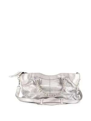 Balenciaga City Giant Studs Bag Leather Medium Satchel