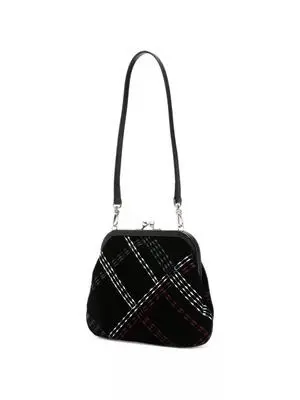 VIVIENNE WESTWOOD Orb-plaque Check-pattern Clutch Bag