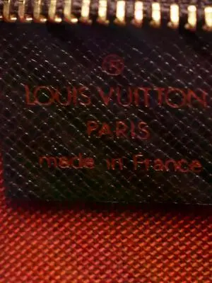 LOUIS VUITTON Damier Ebene Trousse Pochette Handbag
