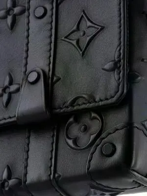 LOUIS VUITTON Trunk Slingbag Monogram Seal Leather Belt Bag