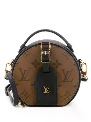 LOUIS VUITTON Reverse Monogram Canvas Mini Boite Chapeau Crossbody Bag