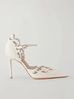 GIANVITO ROSSI 95 Leather Pumps