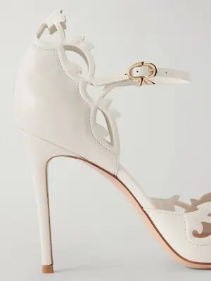 GIANVITO ROSSI 95 Leather Pumps