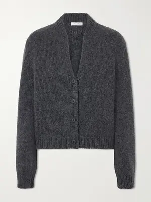 THE ROW Poynta Cashmere Cardigan - Gray