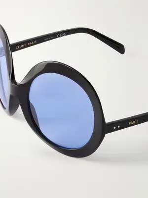 Celine Round-frame Acetate Sunglasses