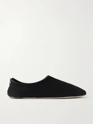 THE ROW Stellene Suede Moccasins